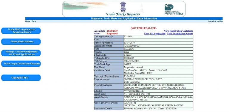 How To Check Trademark Status - Application for Registering Trademark