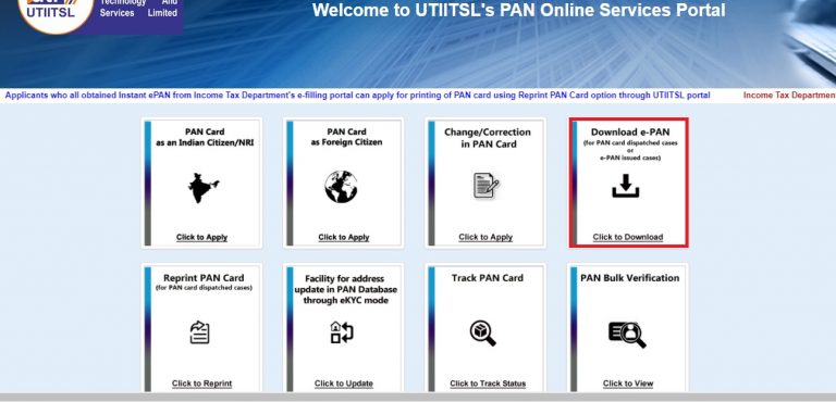 PAN Card Download - Download e-PAN Card Through NSDL, UTI & UTIITSL [Steps by Step Guide]