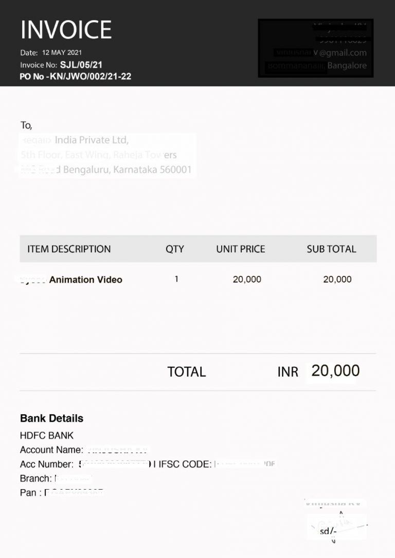 How to Raise an Invoice as a Freelancer - Template, Format & Contents