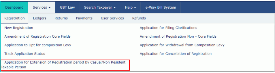 Extension of GST Registration Period for Casual and Non-resident ...