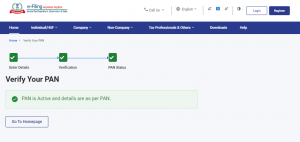Know your PAN / Permanent Account Number by DOB, Registered Name