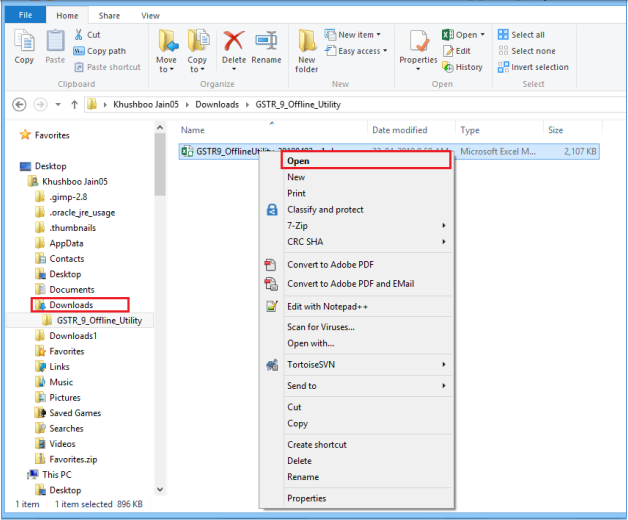 Steps to file GSTR-9 offline using utility tool on GST Portal ...