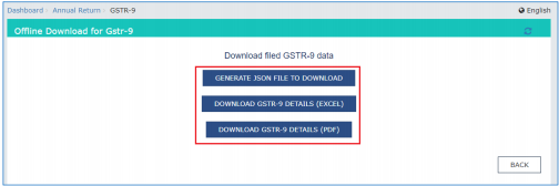 Steps to file GSTR-9 offline using utility tool on GST Portal ...