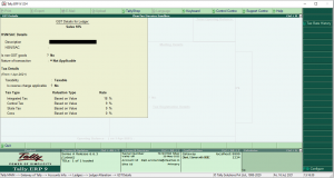 How to enter HSN Code in Tally ERP 9 Release 6