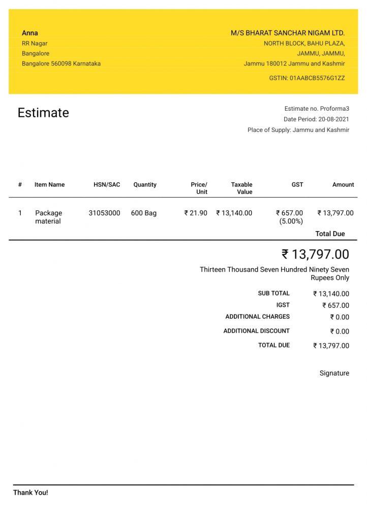 Estimate: Meaning, uses, format, comparison with invoice and quotations