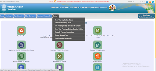 Parivahan Sewa & mParivahan App - Login, Vehicle Details & RC Status ...