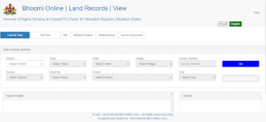 Bhoomi Online Portal - Services, Benefits, Land Records, RTC, Mutation ...