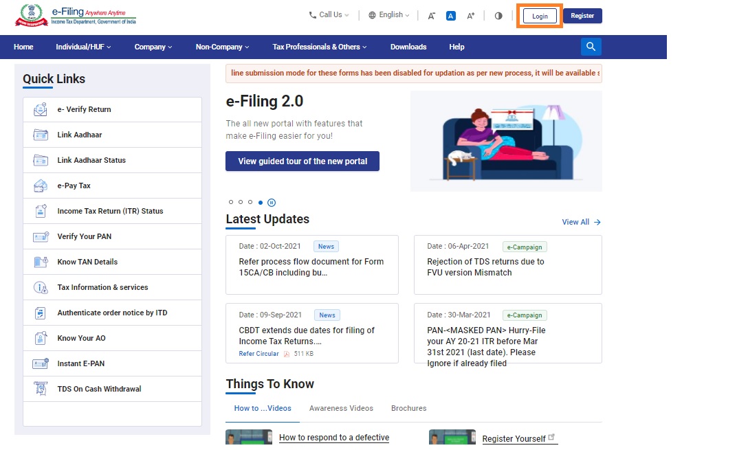 How to Download ITR - V Acknowledgement from the Income Tax Department ...