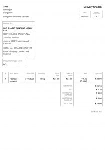Delivery challan Formats and templates to use by businesses